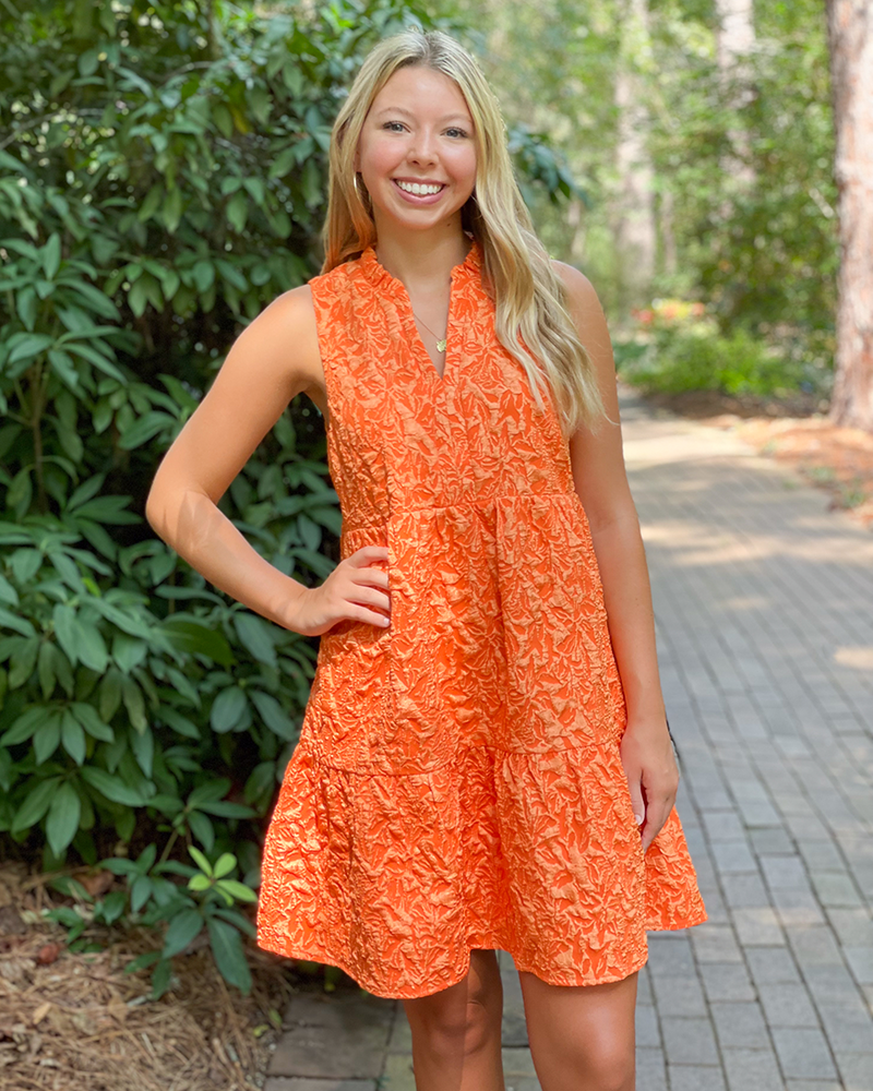 Chloe Dress - Orange – True Orange Boutique