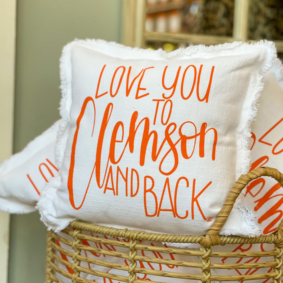 Clemson Pillows – True Orange Boutique