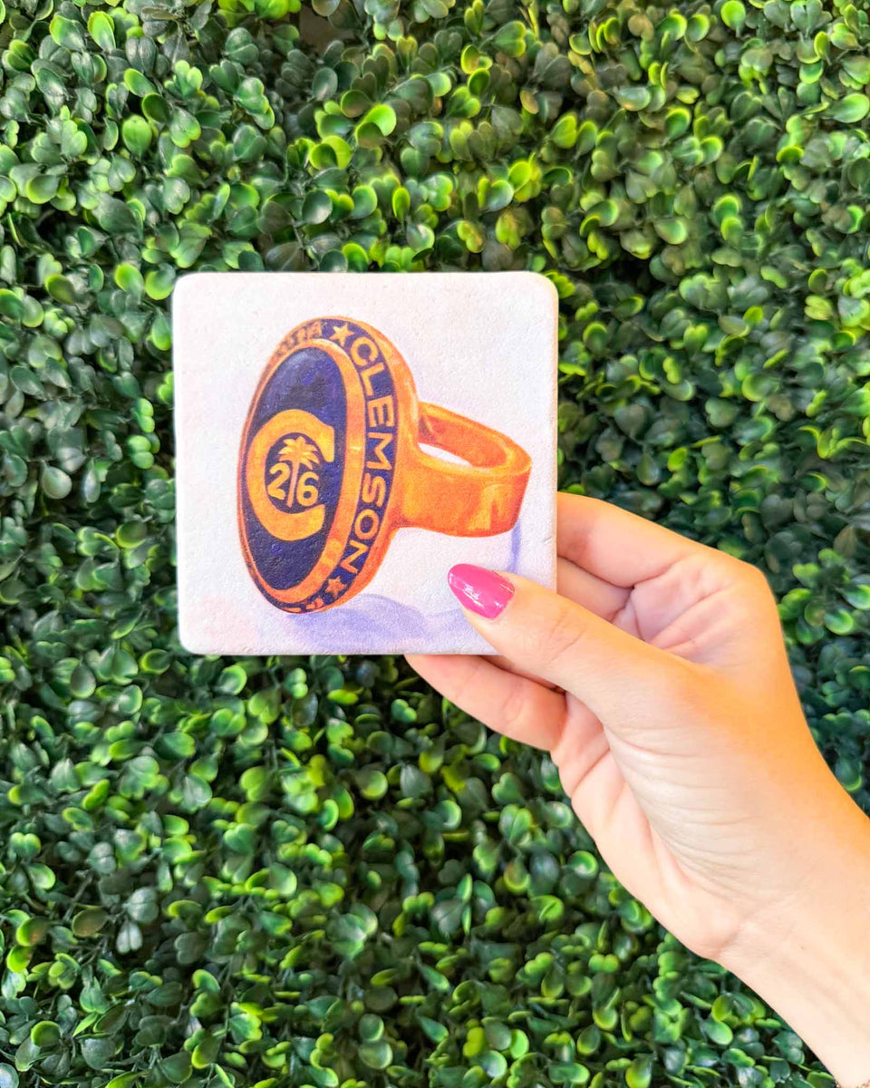 Clemson Ring Coaster - 2026 – True Orange Boutique