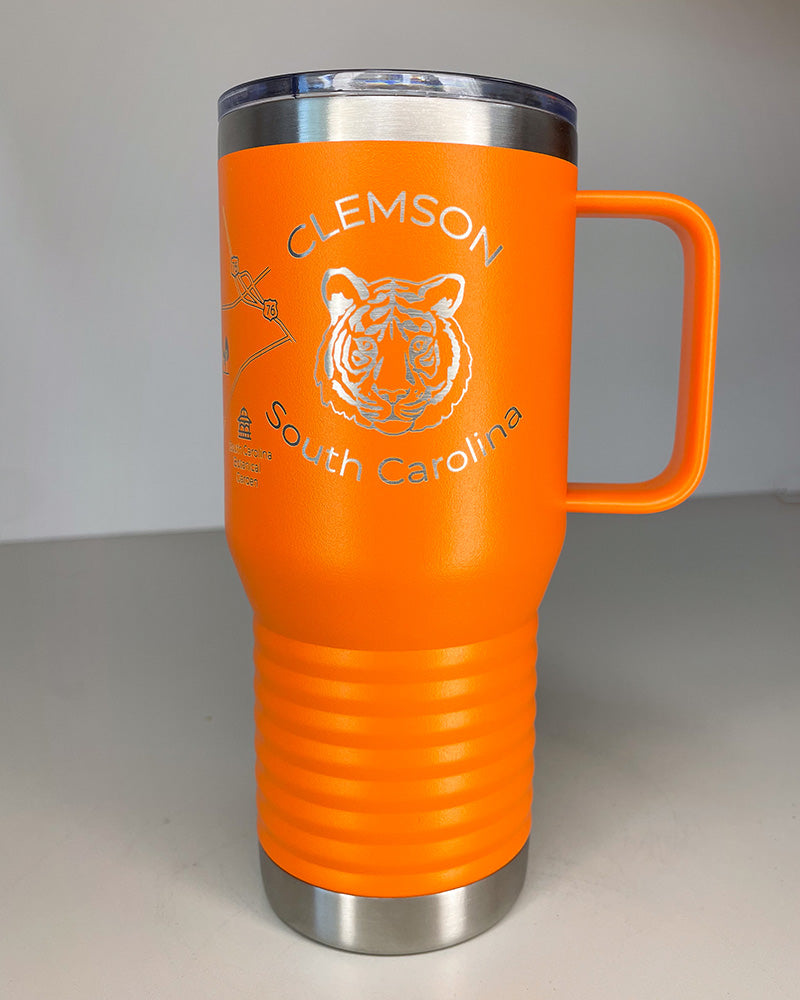 Clemson Map Insulated Travel Mug – True Orange Boutique