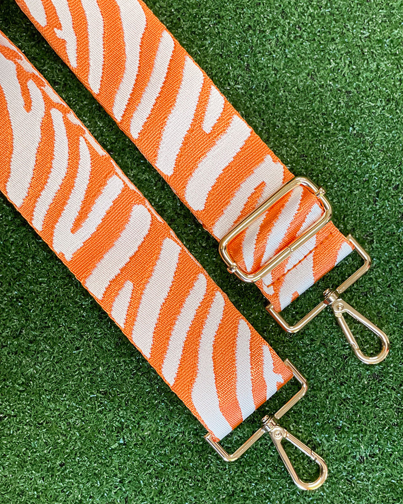 Orange Tiger Stripe Purse Strap – True Orange Boutique