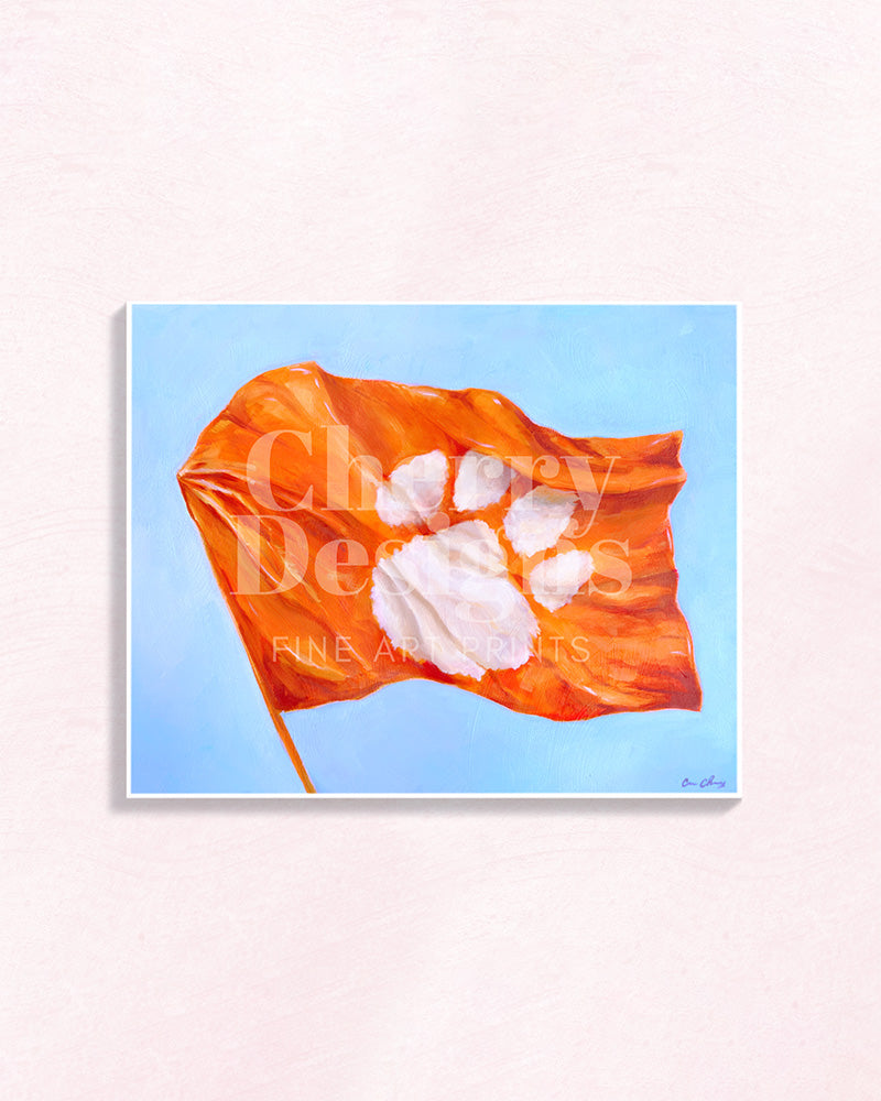 Tiger Flag Print by Cherry Designs – True Orange Boutique