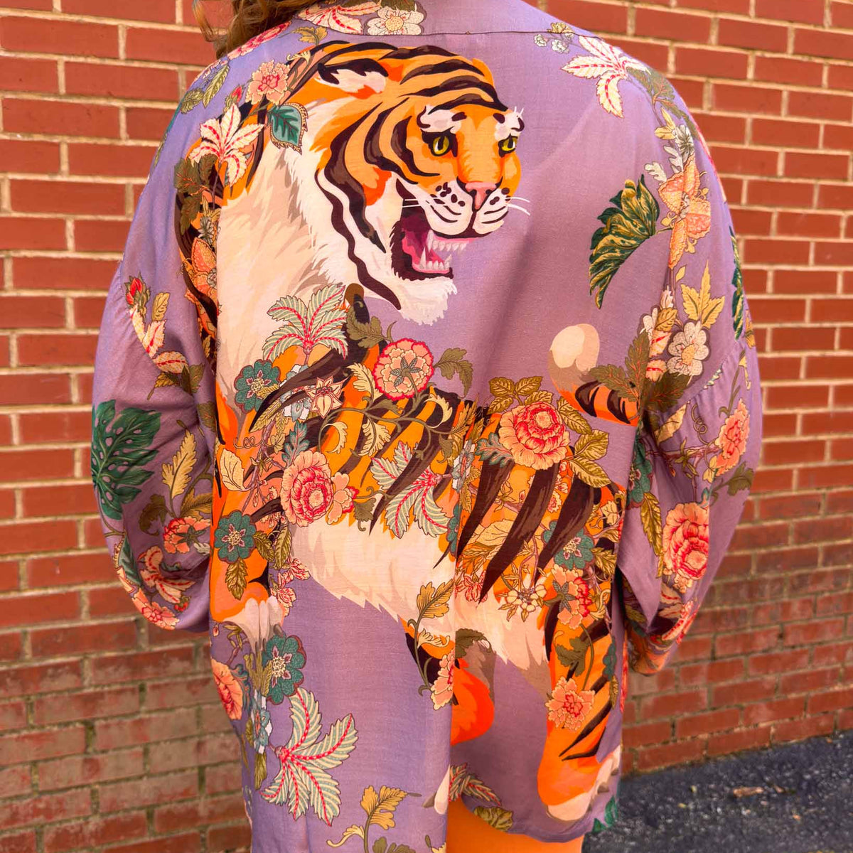 Prancing Tiger Kimono – True Orange Boutique